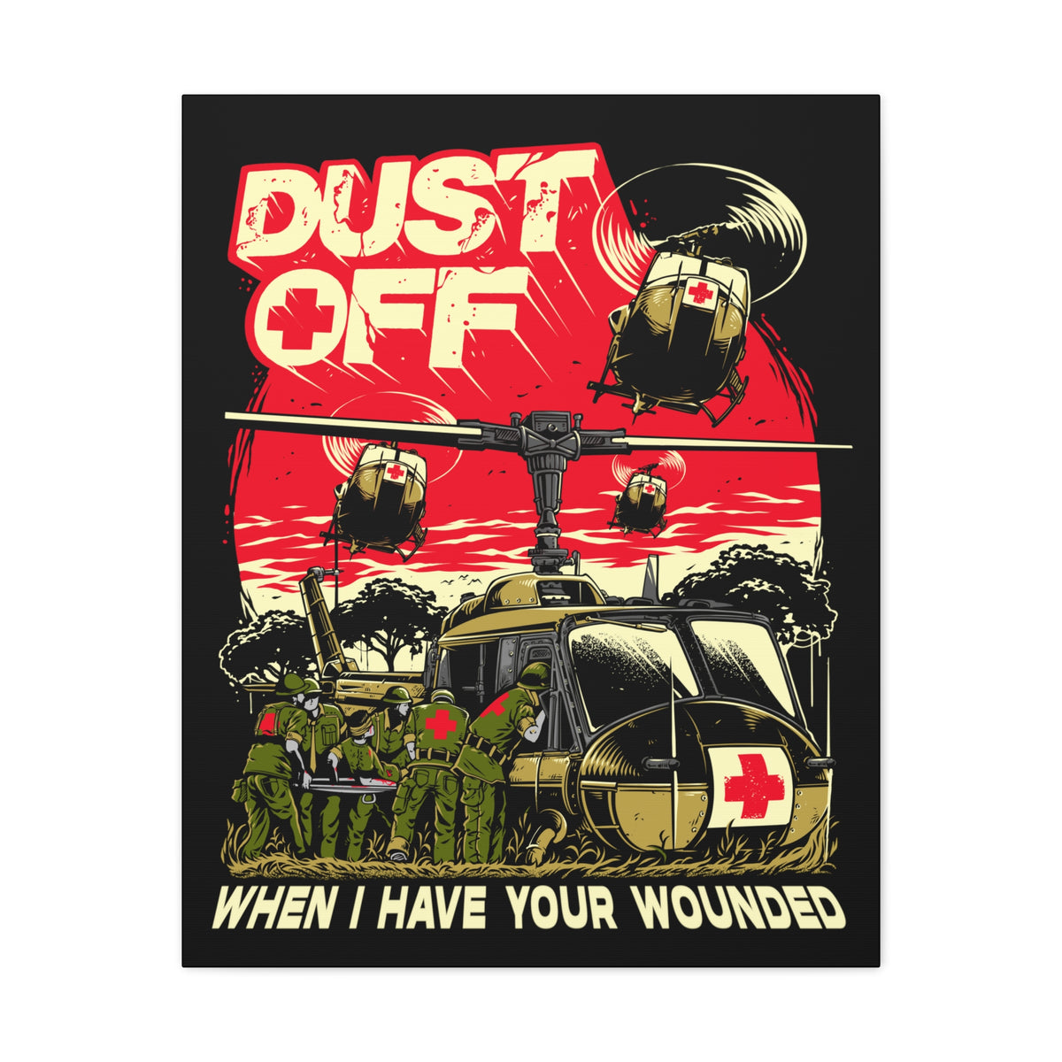 DUSTOFF Nam Canvas – Two to Fly