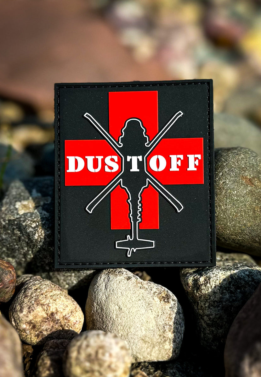 DUSTOFF PVC Patch – Two to Fly
