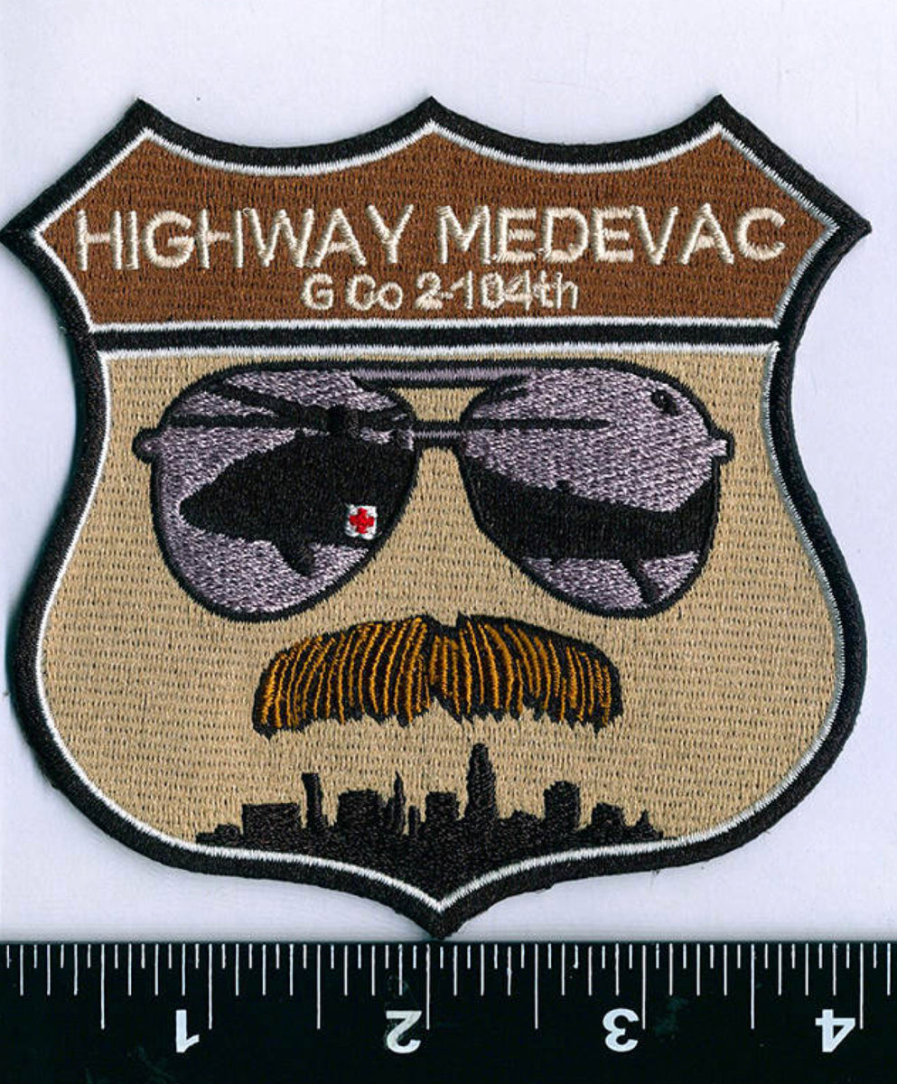 Highway Dustoff Patches – Two to Fly