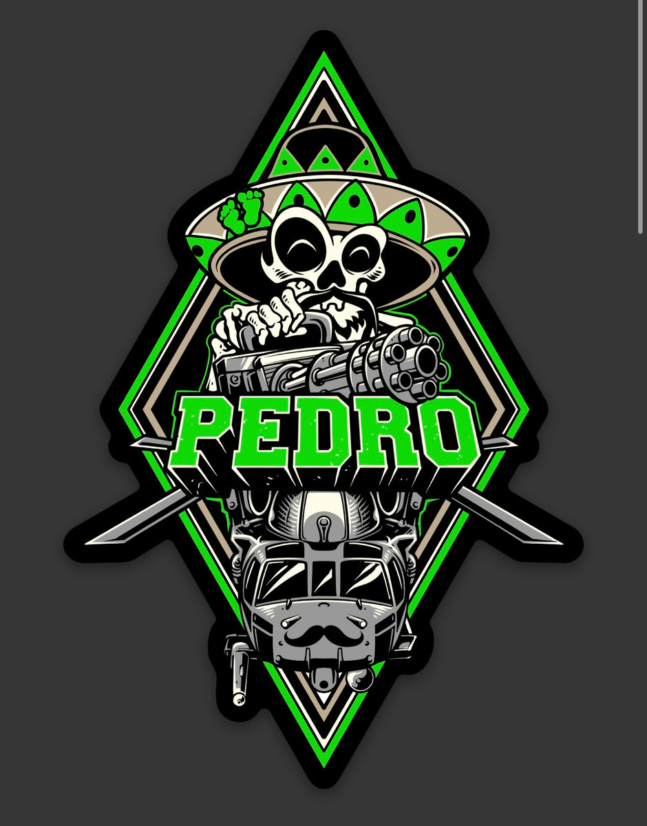 Pedro Sticker – Two to Fly