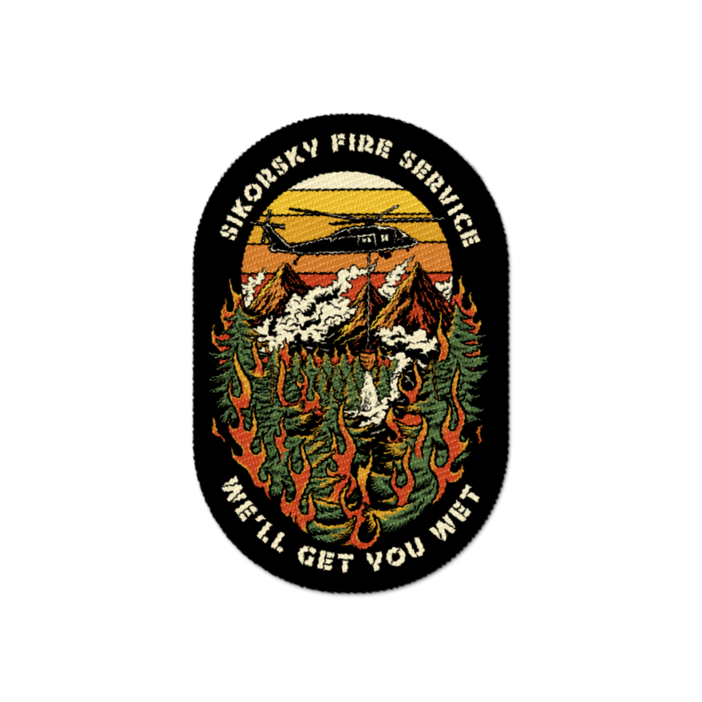 Sikorsky Fire Service Patch – Two to Fly
